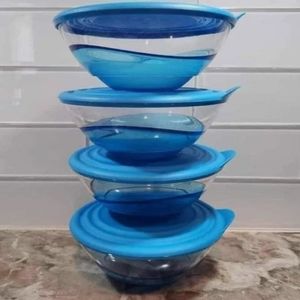 Tupperware | Dining | Tupperware 6pc Sherely Elegant Serving Bowls Plus 4 Sherely Elegant Extra ...